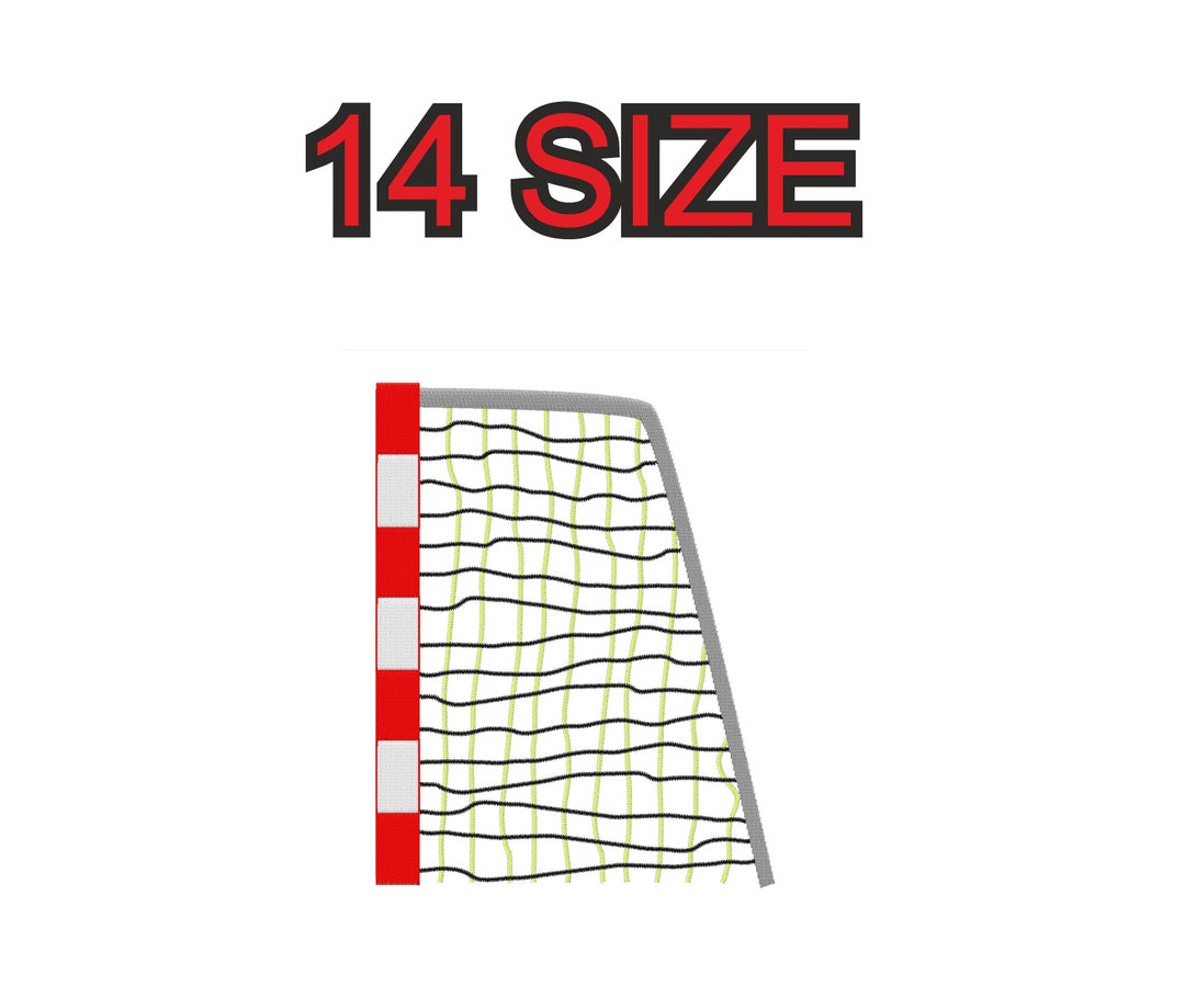 Embroidery Design Handball Multiple Size Silhouette Patch Instant ...