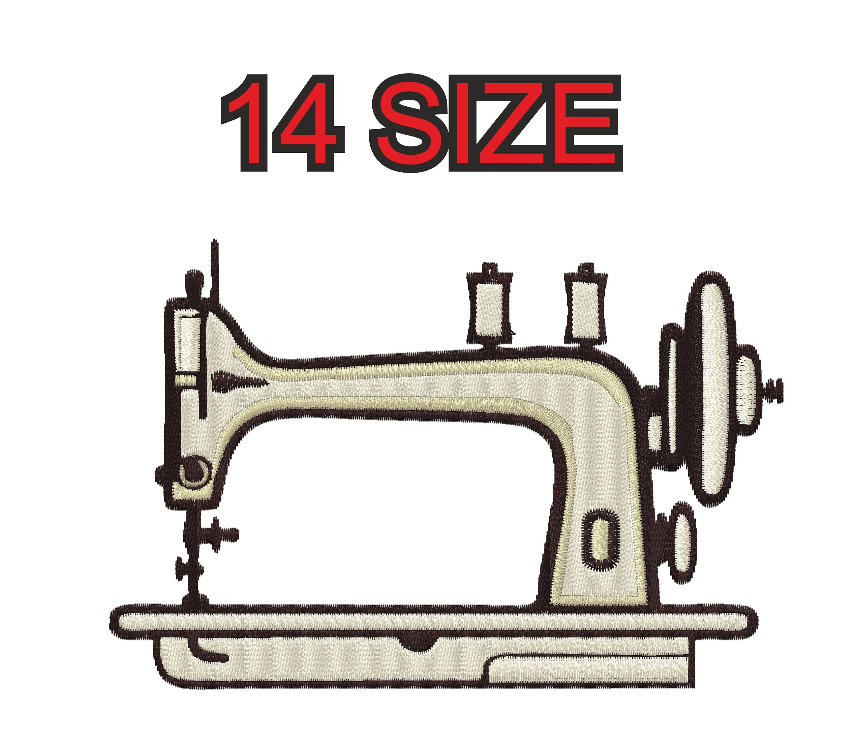 Embroidery Design Sewing Machine Sew Needle Multiple Size Patch Instant ...