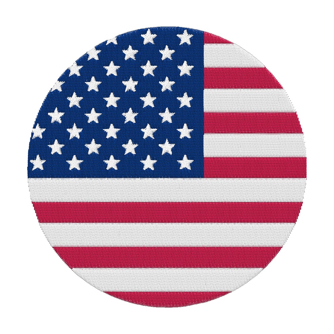 Multiple Size Embroidery Machine Flag Usa American United - Etsy