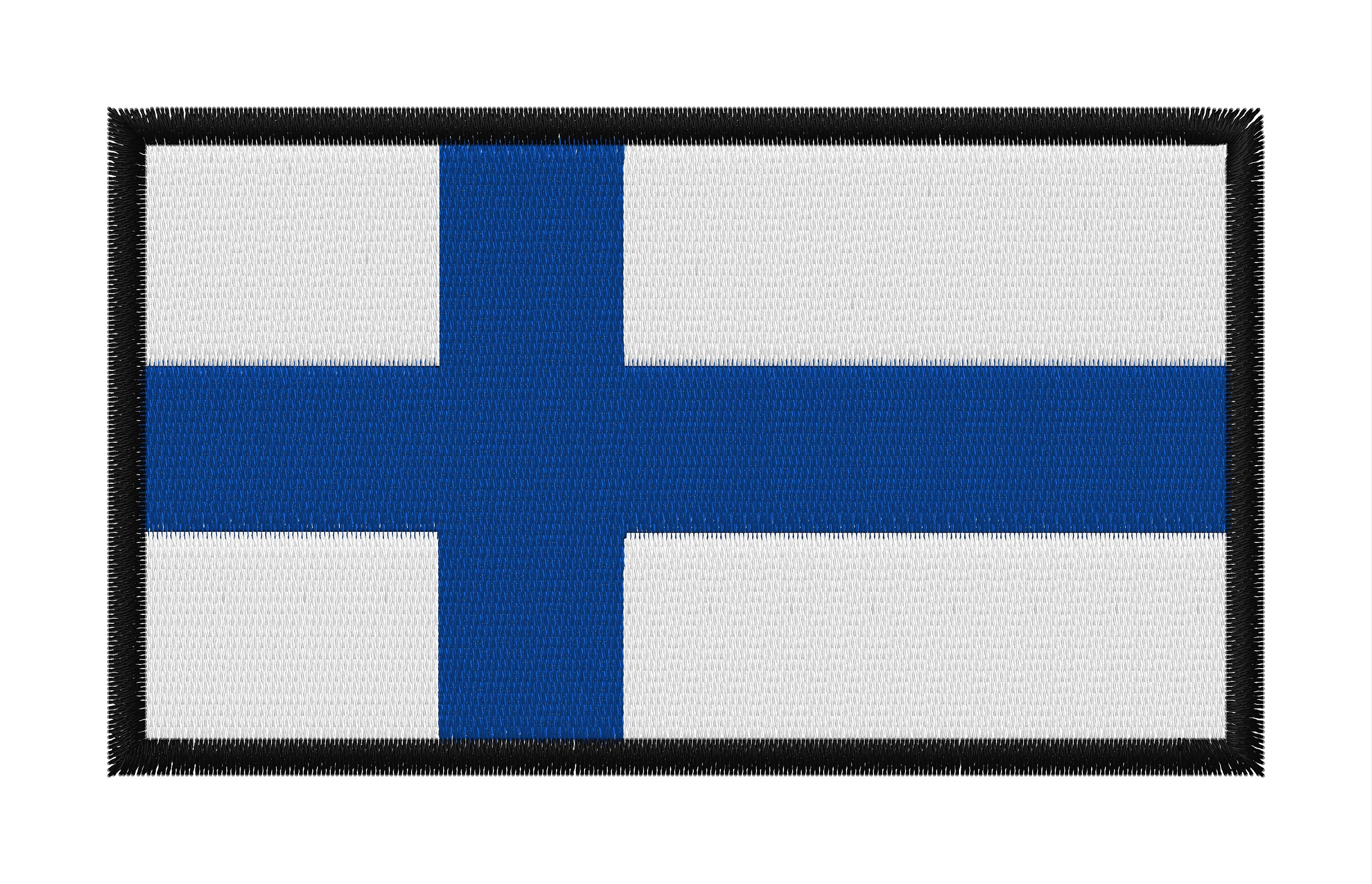 Multiple Size Embroidery Machine Flag Banner Finland Finnish - Etsy