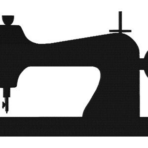 Multiple Size Embroidery Design Sewing Machine Silhouette Patch Instant ...