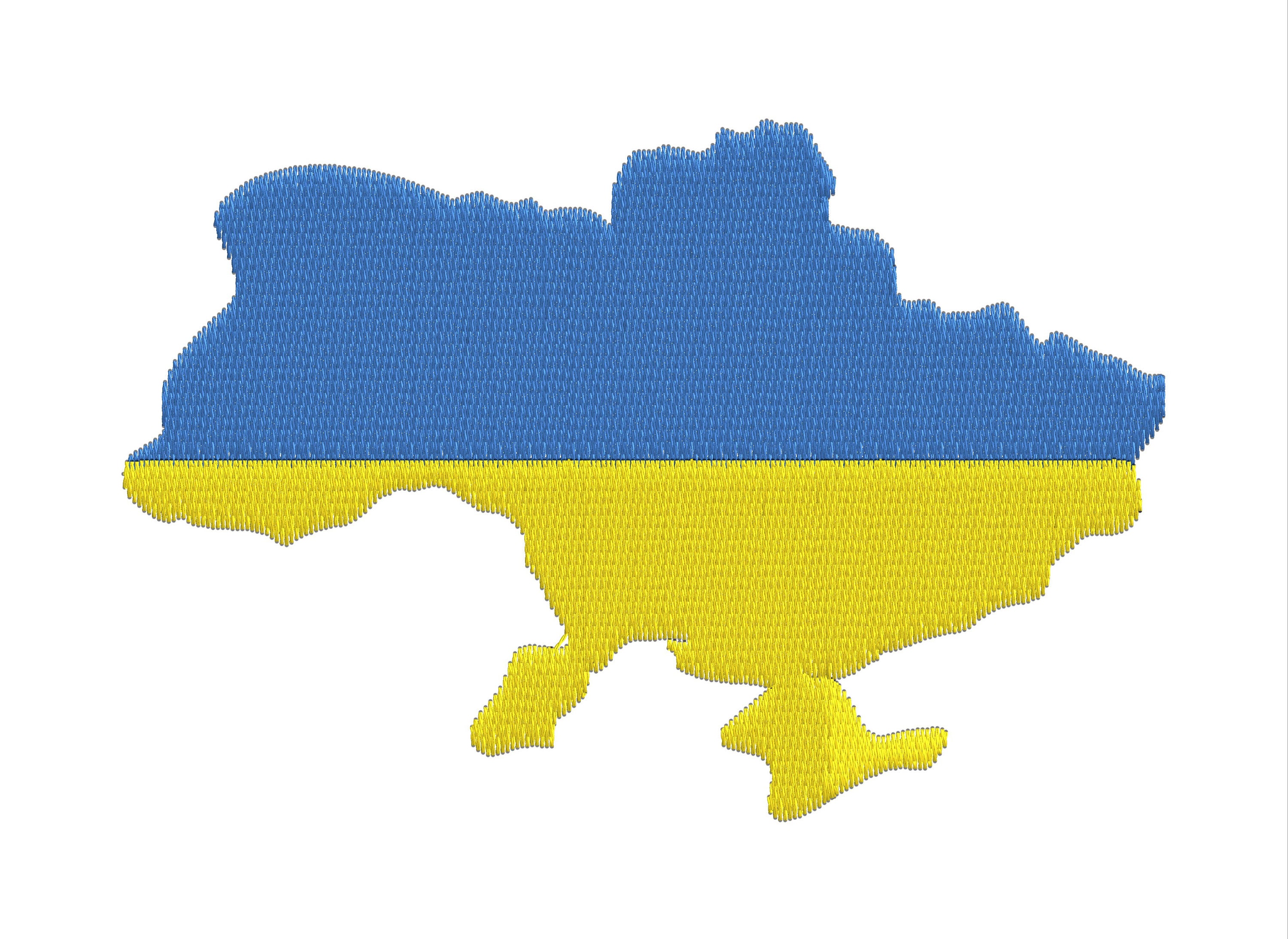 Multiple Size Embroidery Machine Flag Banner Ukraine Country - Etsy