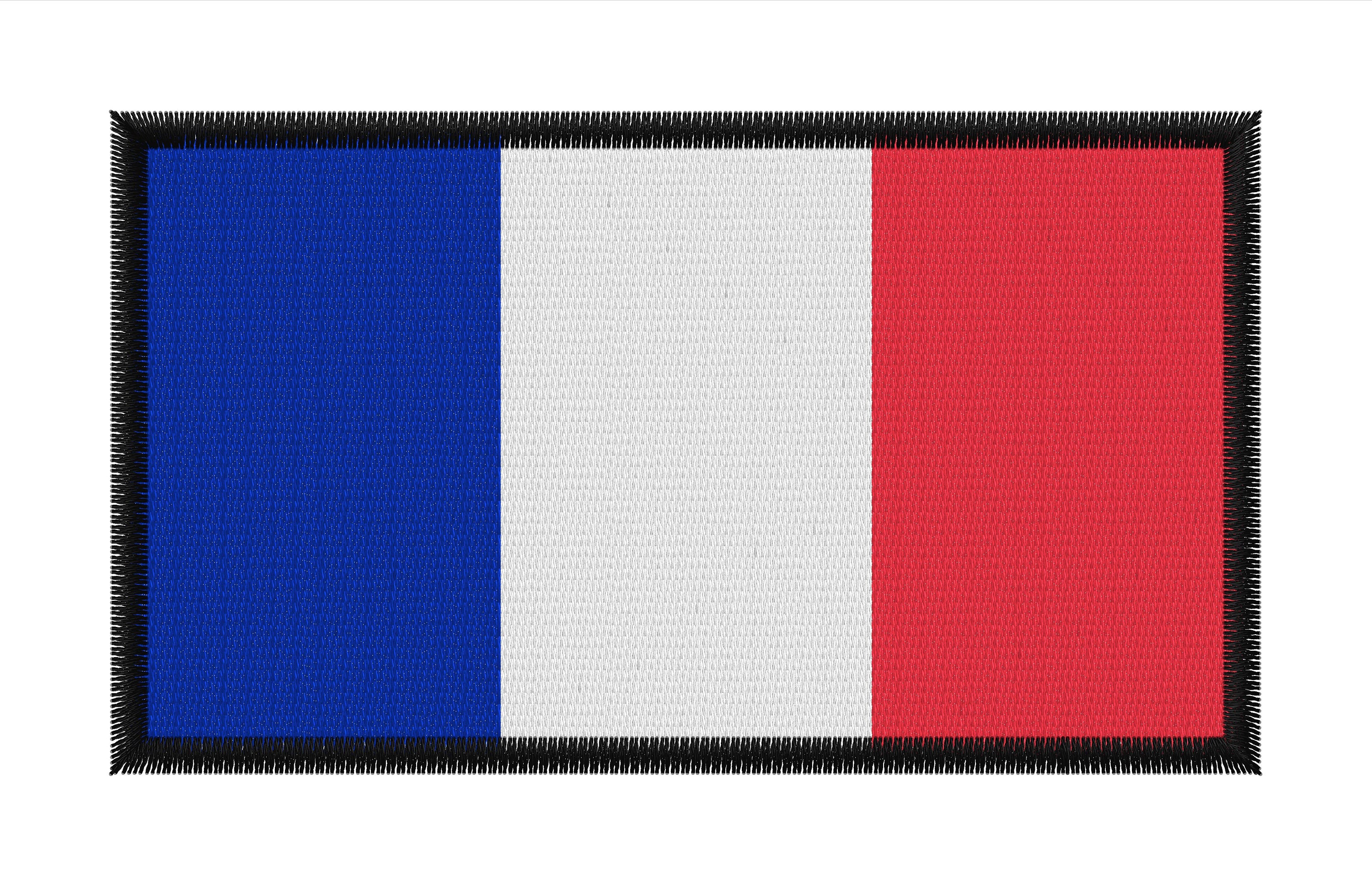 Multiple Size Embroidery Machine Flag Banner France French - Etsy