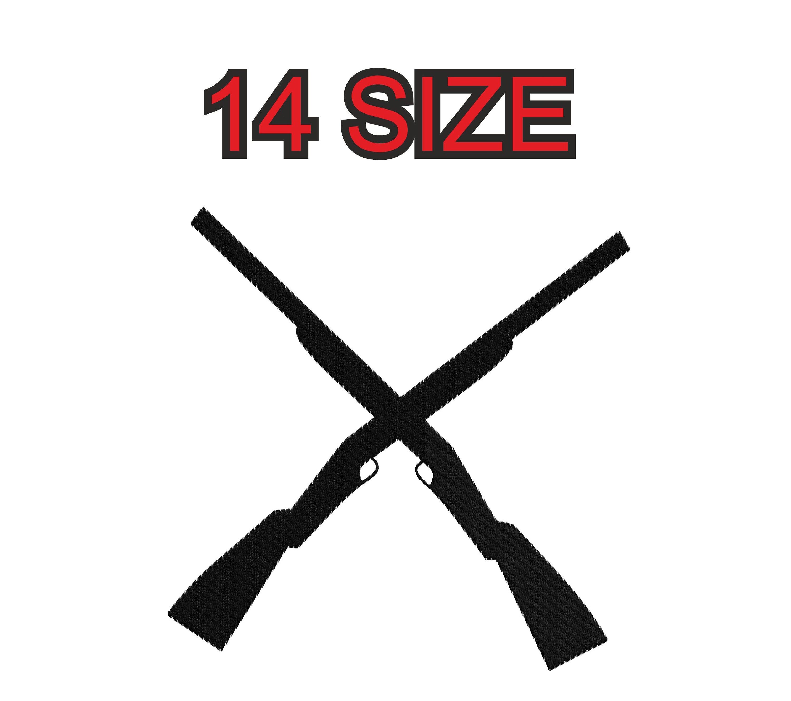 Crossed Rifles Silhouette