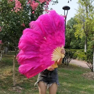 Burlesque Fans,dance Feather Fans,,ostrich Feather Fans,size ...