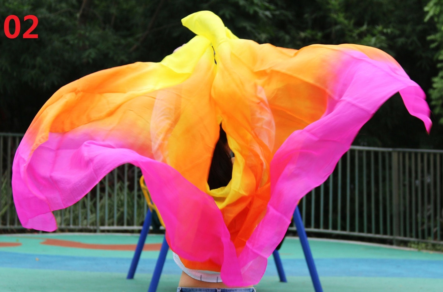 Real Silk Belly Dance Veil Cheap Dance Veilstari Perut - Etsy