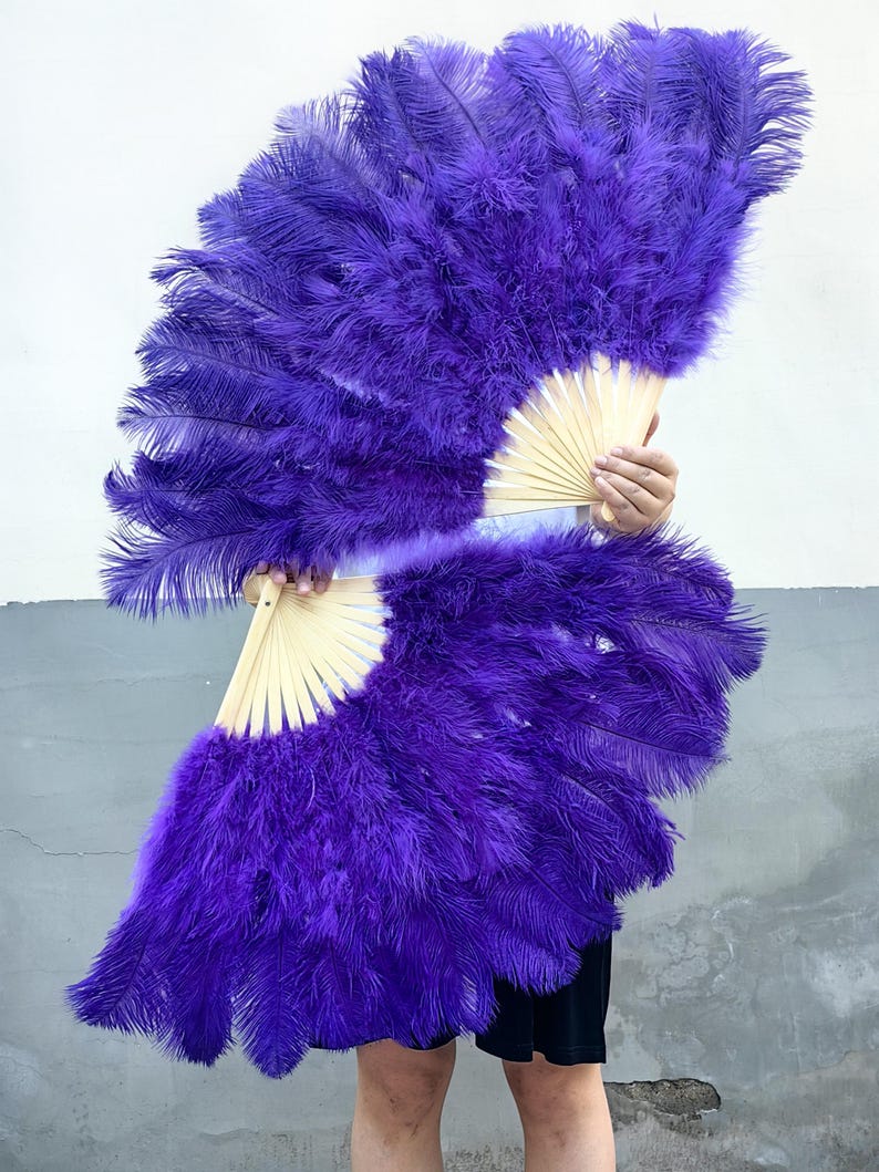 Burlesque Fans,dance Feather Fans,,ostrich Feather Fans,size ...