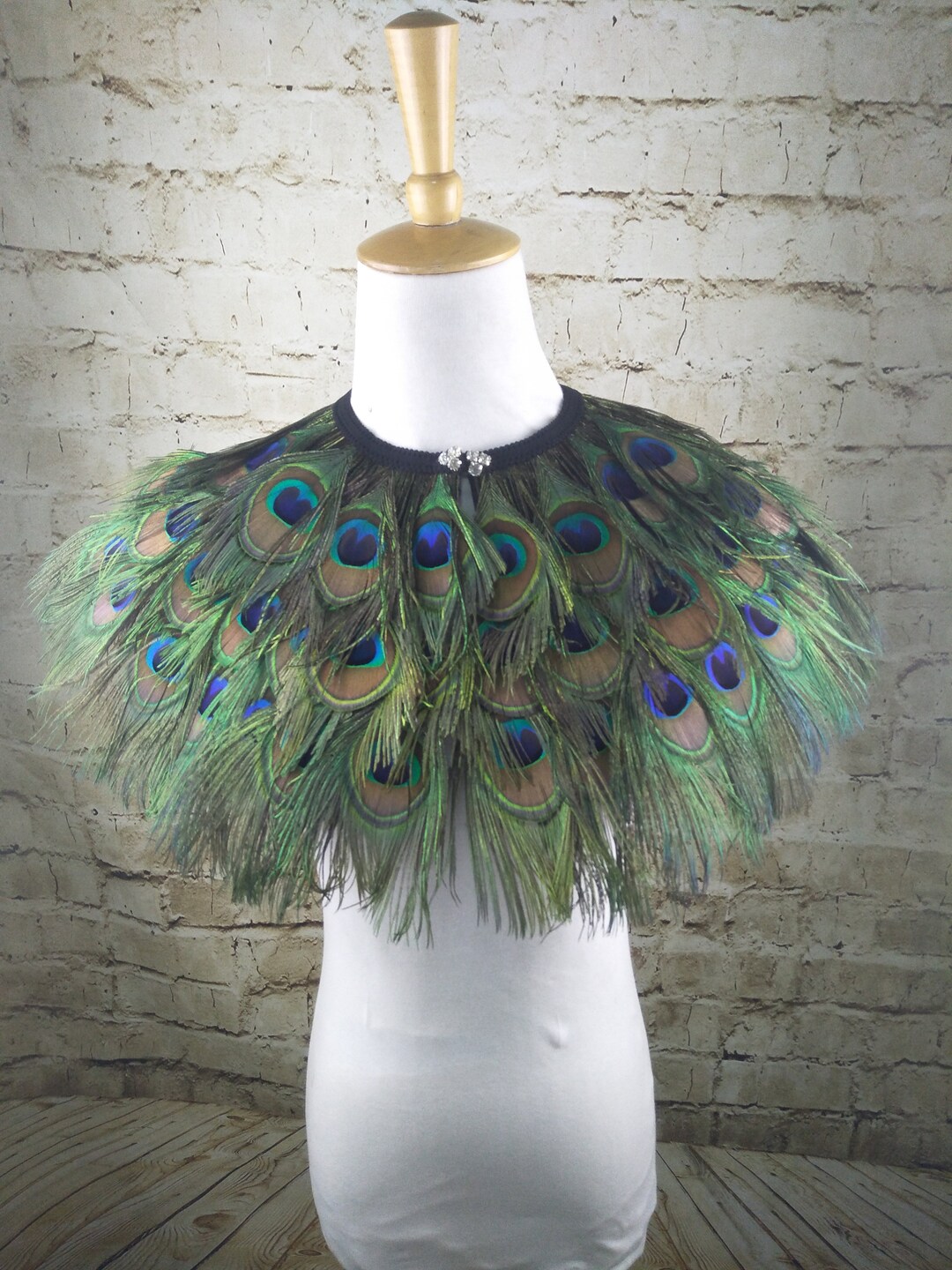 Deluxe Peacock Collar or Cape Fantasy Feather Collar for - Etsy