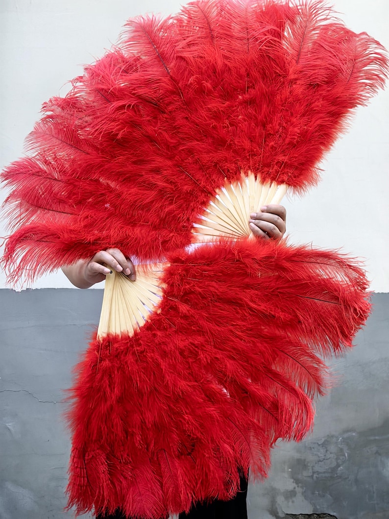 Burlesque Fans,dance Feather Fans,,ostrich Feather Fans,size ...