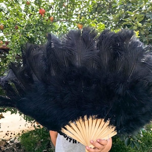 Burlesque Fans,dance Feather Fans,,ostrich Feather Fans,size ...