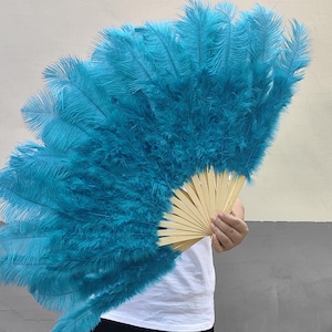 Burlesque Fans,dance Feather Fans,,ostrich Feather Fans,size ...