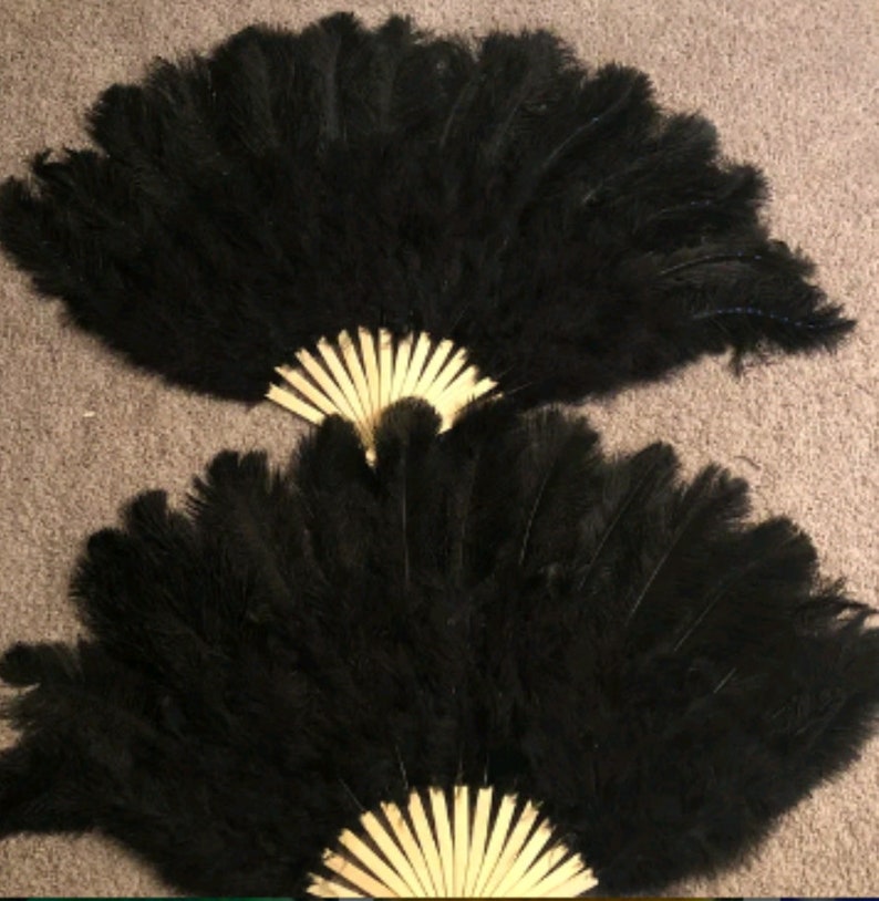 Burlesque Fans,dance Feather Fans,,ostrich Feather Fans,size ...