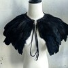 Deluxe off White Feather Collar or Cape, Fantasy Feather Collar for ...