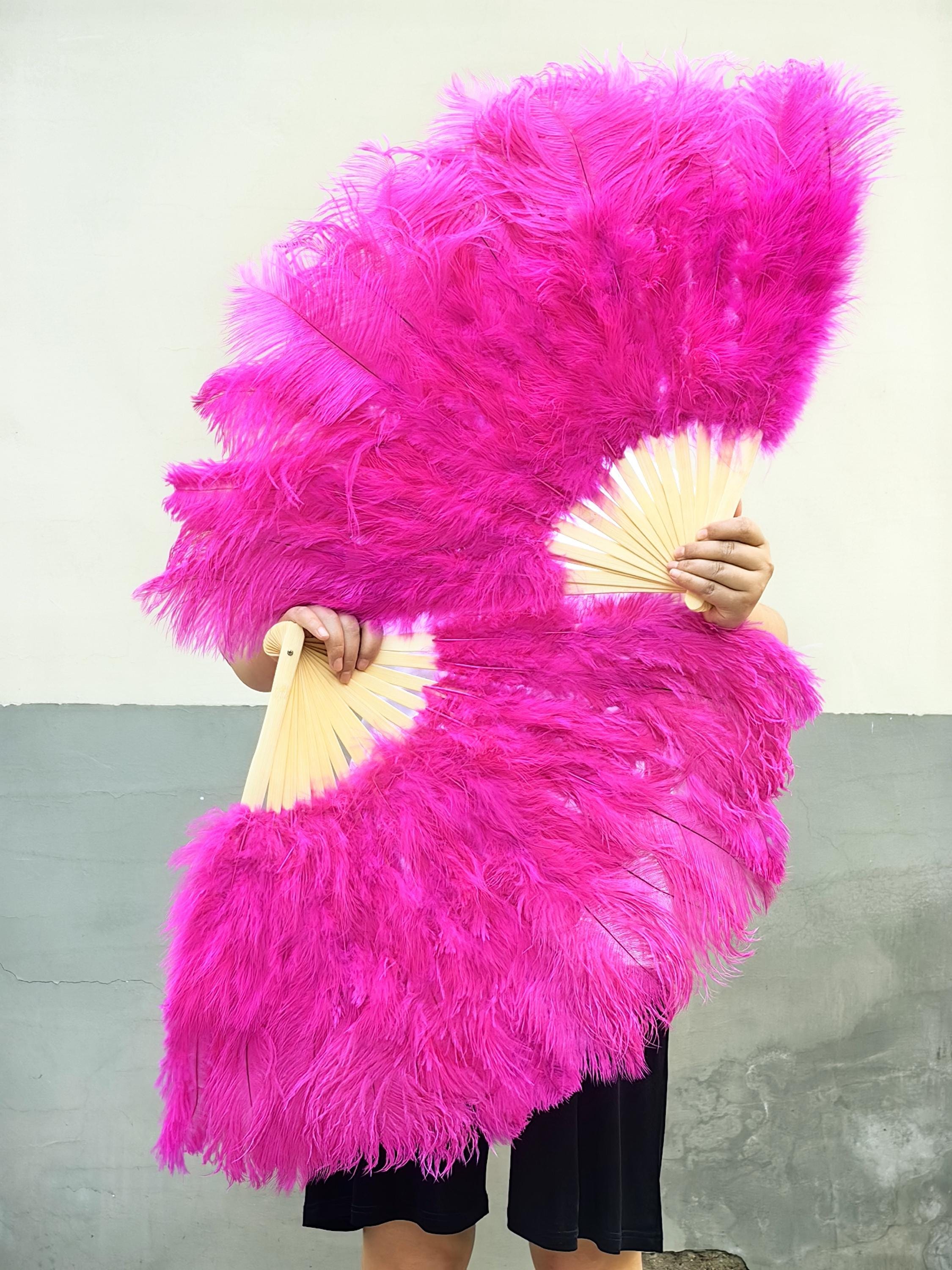 Burlesque Fans,dance Feather Fans,,ostrich Feather Fans,size ...