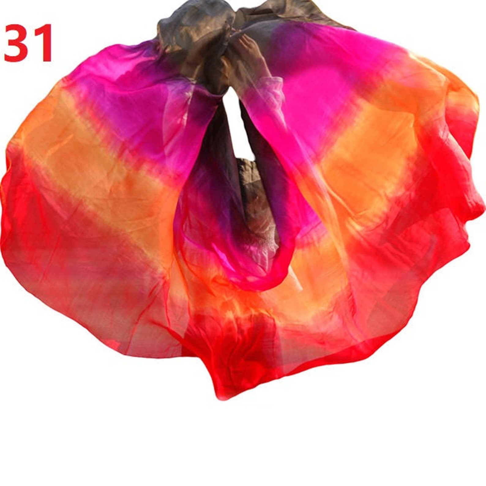 Real Silk Belly Dance Veil Cheap Dance Veilstari Perut - Etsy