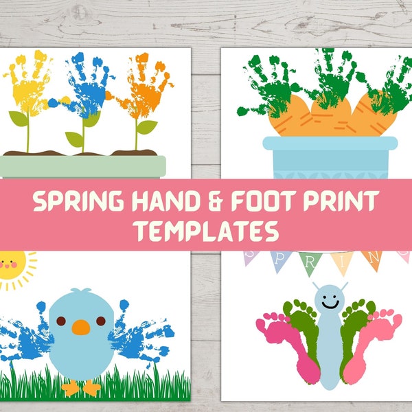 Hand and Foot Print - Etsy