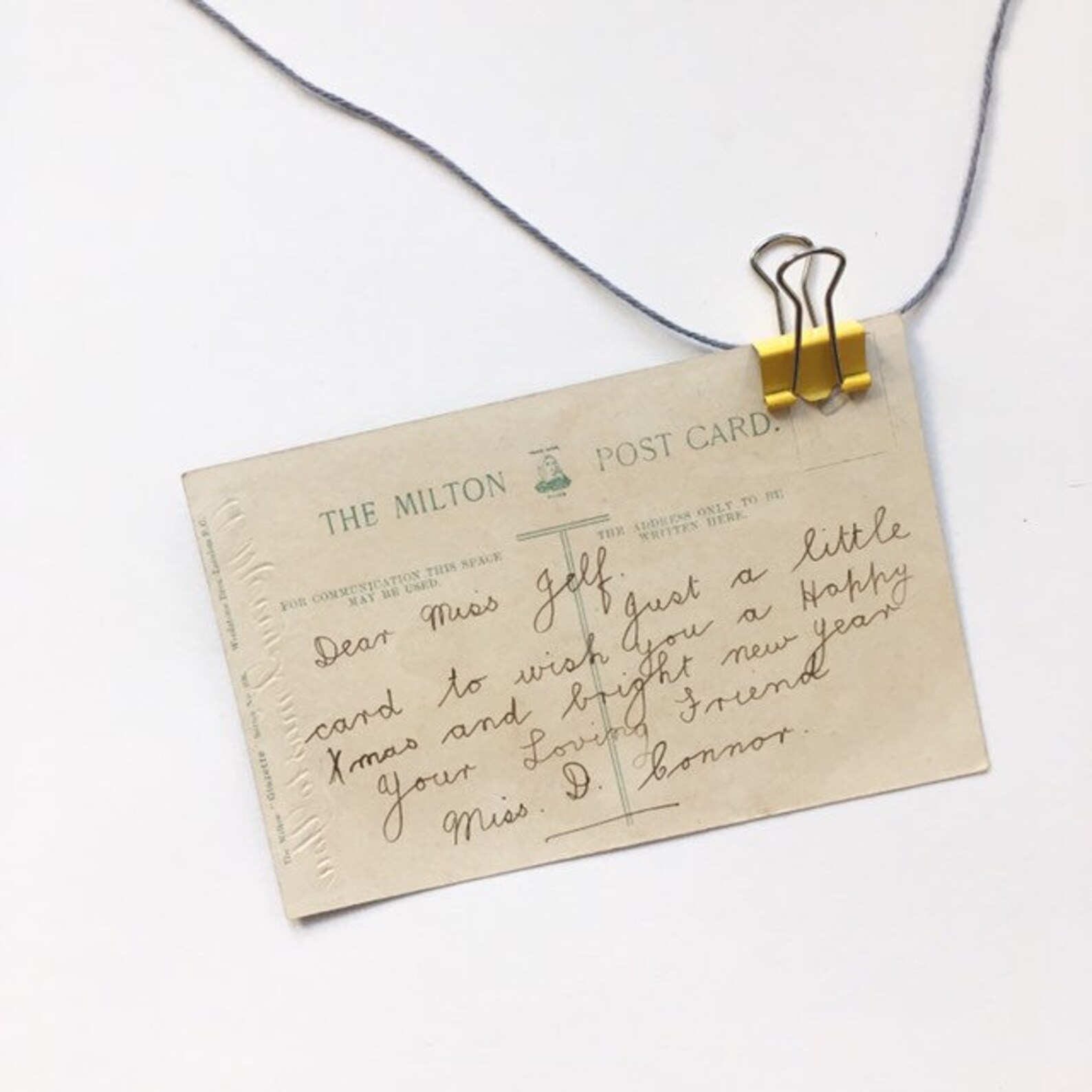 Antique Christmas Jesus Postcard, Vintage Christmas Card, Religious ...