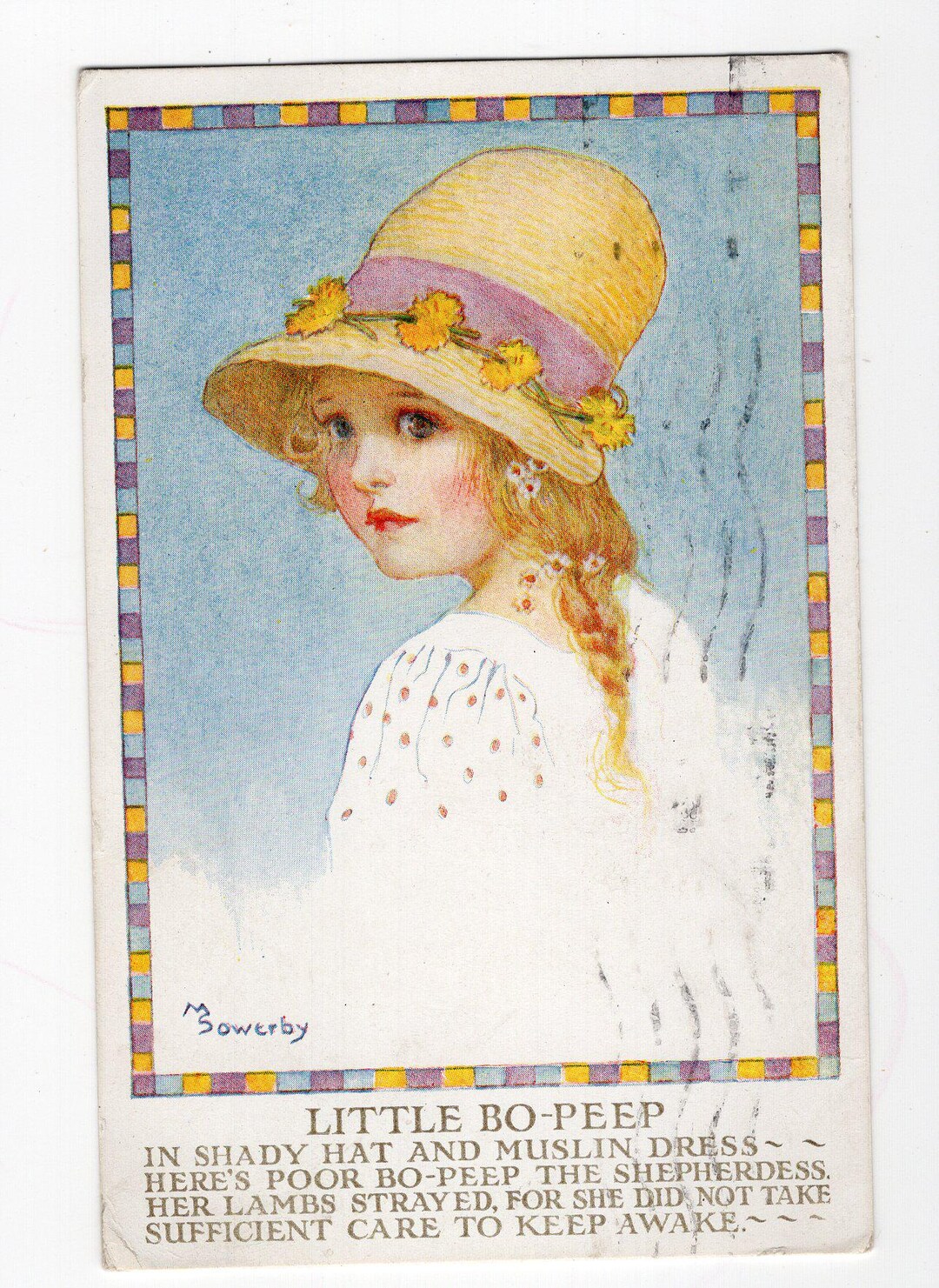 Antique Millicent Sowerby Little Bo Peep Postcard - Storyland Children ...