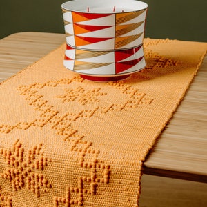Yellow Table Runner | Handmade Woven Table Runner | Home Decor ...