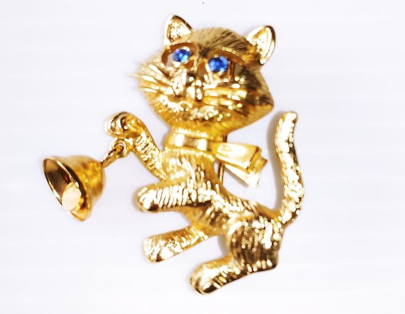 Vintage Avon brooch, Avon kitten brooch, Avon cat pin… - Gem