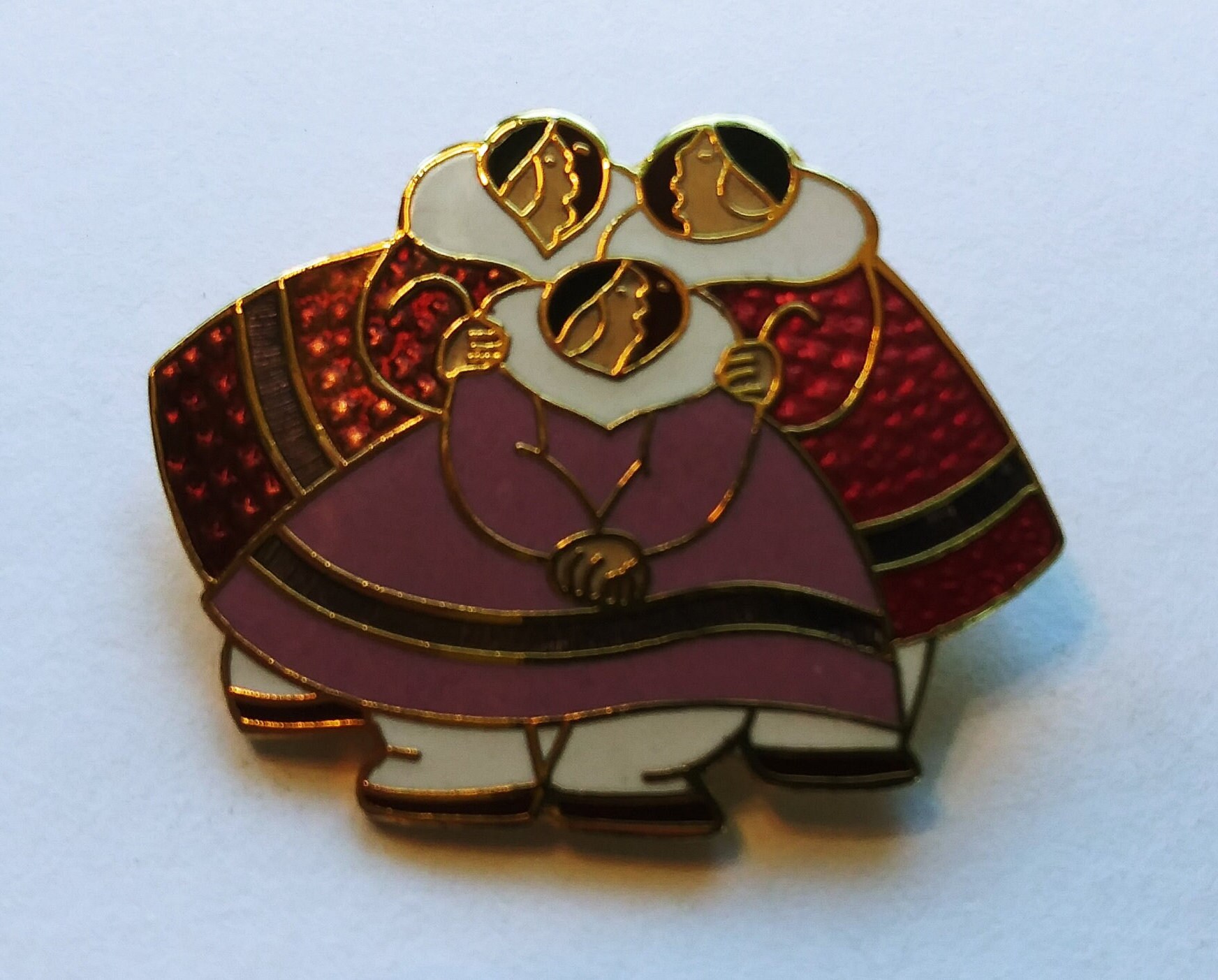 Alaskan Brooch Pin, Barbara Lavallee Pin, Singing Inuit Women, Inuit ...