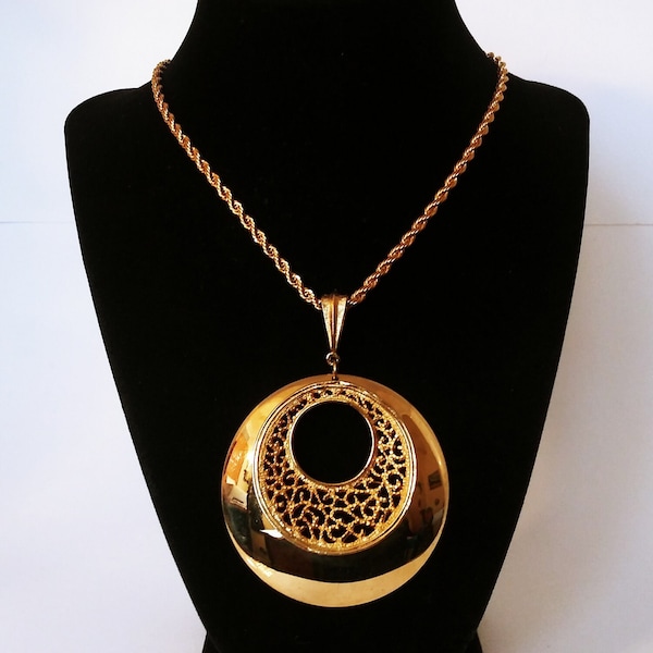 Big Pendant Necklace - Etsy