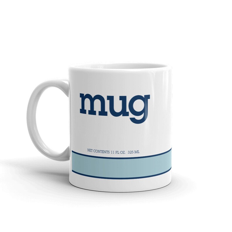 Plain Wrap Mug - Repo Man Generic Mug - Repo Man Mug - Generic Coffee ...