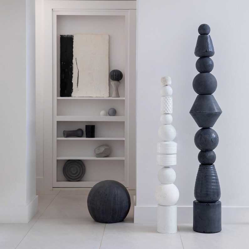 Modern Totem 65"x 10.5" - Etsy