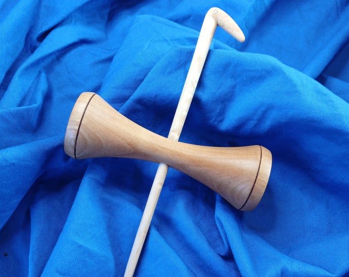 Viking Santa Drop Spindle EDS 0847 Leather Whorle - Etsy Canada