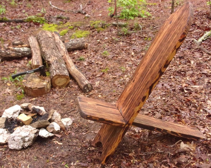 Stargazer Chair/ Viking Chair/ Bog Chair/ Camping/ Firegazing/ Rustic ...
