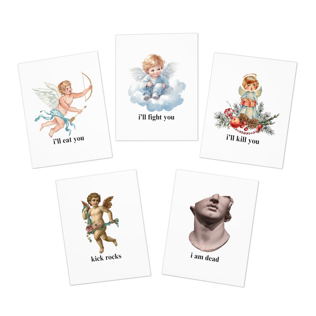 Really Weird Greeting Cards multi Pack of 5 - Etsy