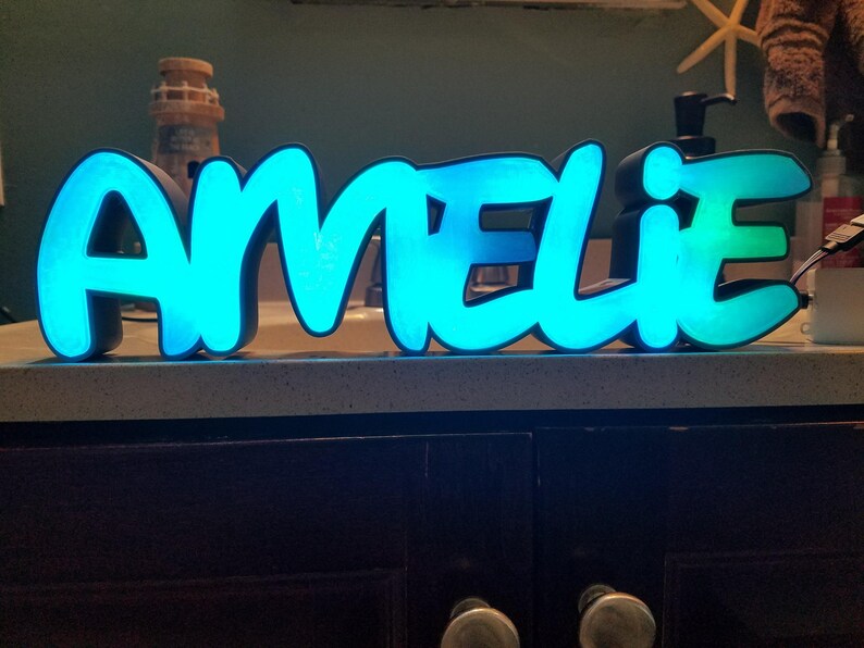 Custom Name Night Lights - Etsy