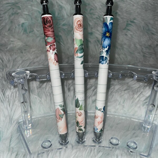 Pen and Ink Floral - Etsy