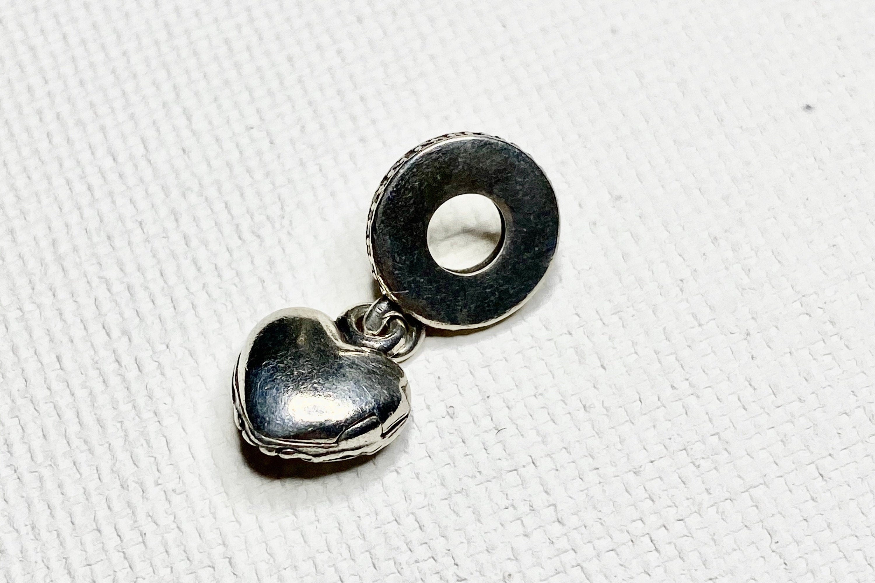 Authentic Pandora Heart Locket Rhinestone Keepsake Vintage - Etsy