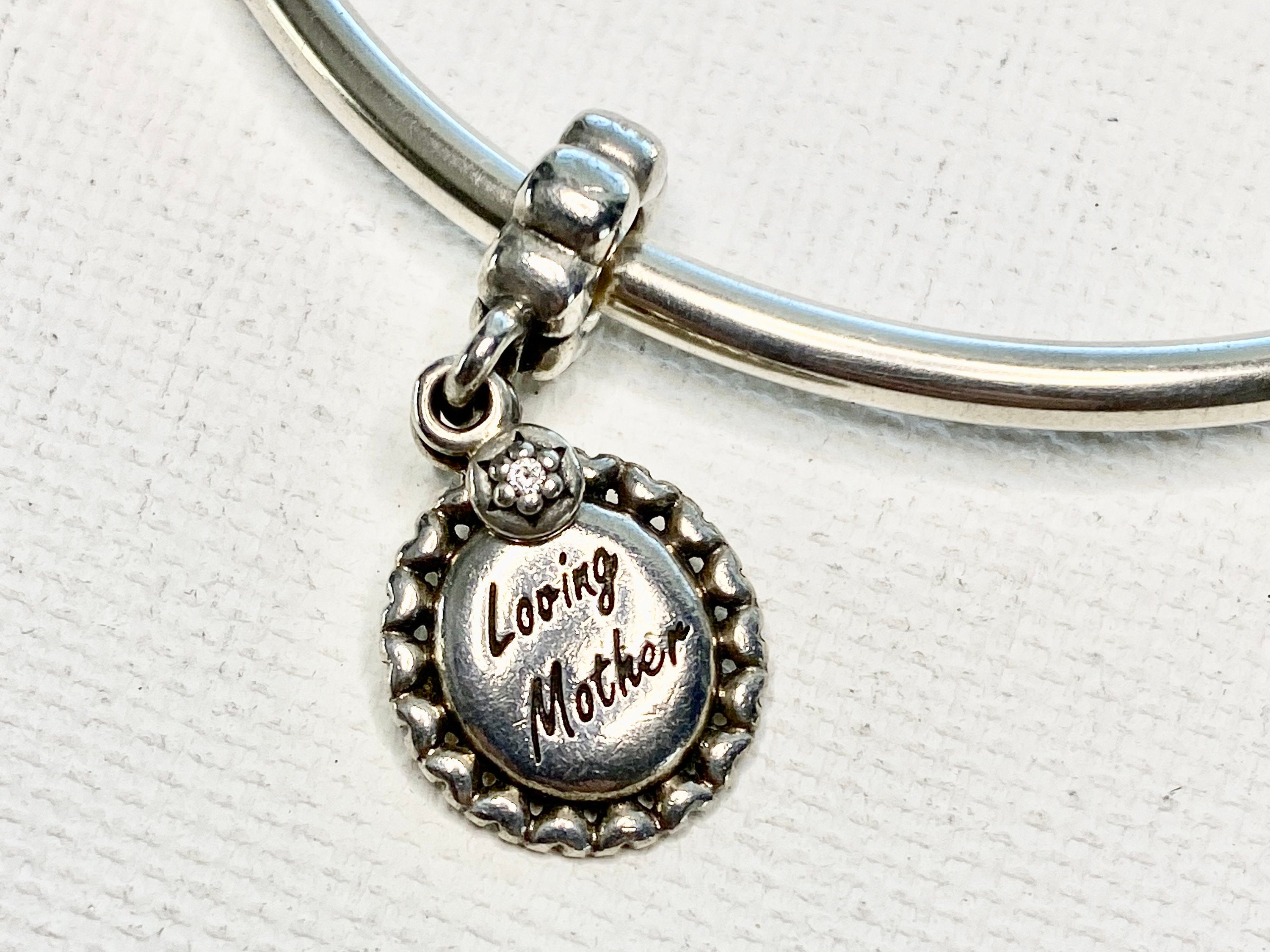 Authentic Pandora Mother Charm Sterling Silver Clear - Etsy