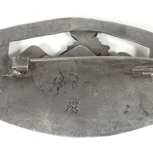 Peruvian Sterling Silver Pin Folklore Quechua Woman With One Foot Old ...