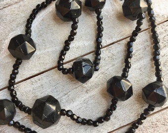 Whitby Jet Beads - Etsy