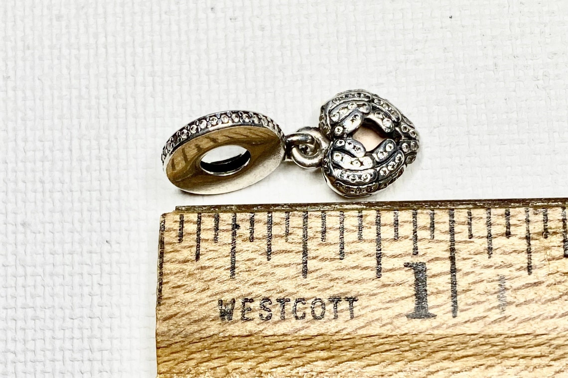 Authentic Pandora Heart Locket Rhinestone Keepsake Vintage | Etsy