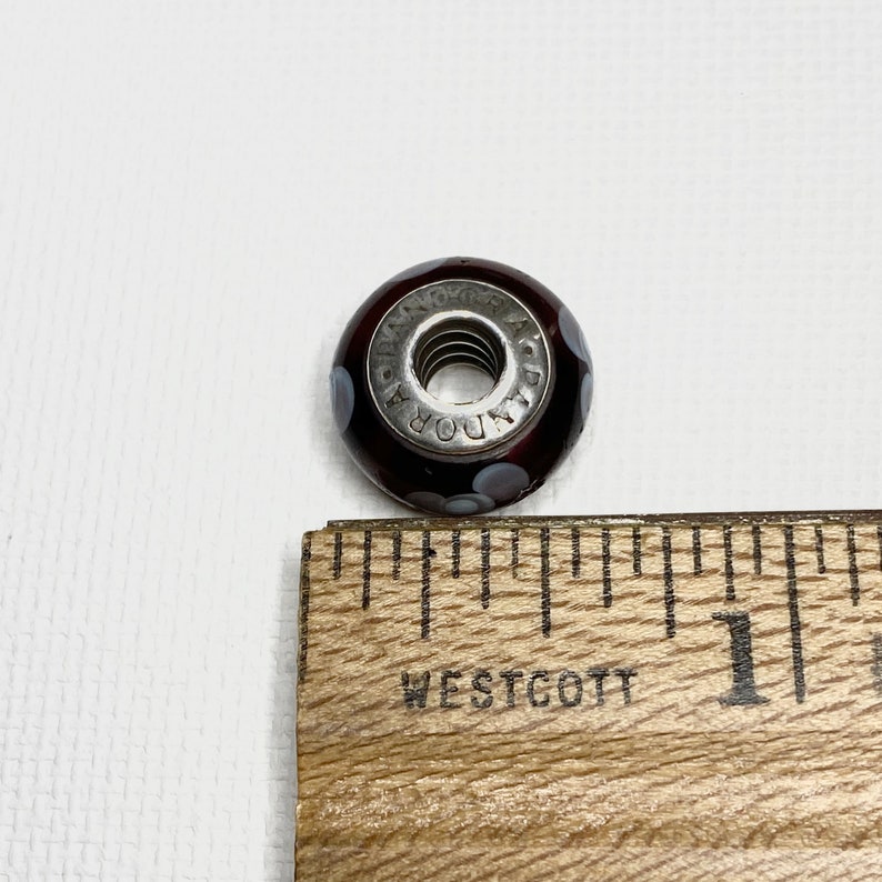 Authentic Pandora Charm Blue Flower Bead Sterling Silver - Etsy