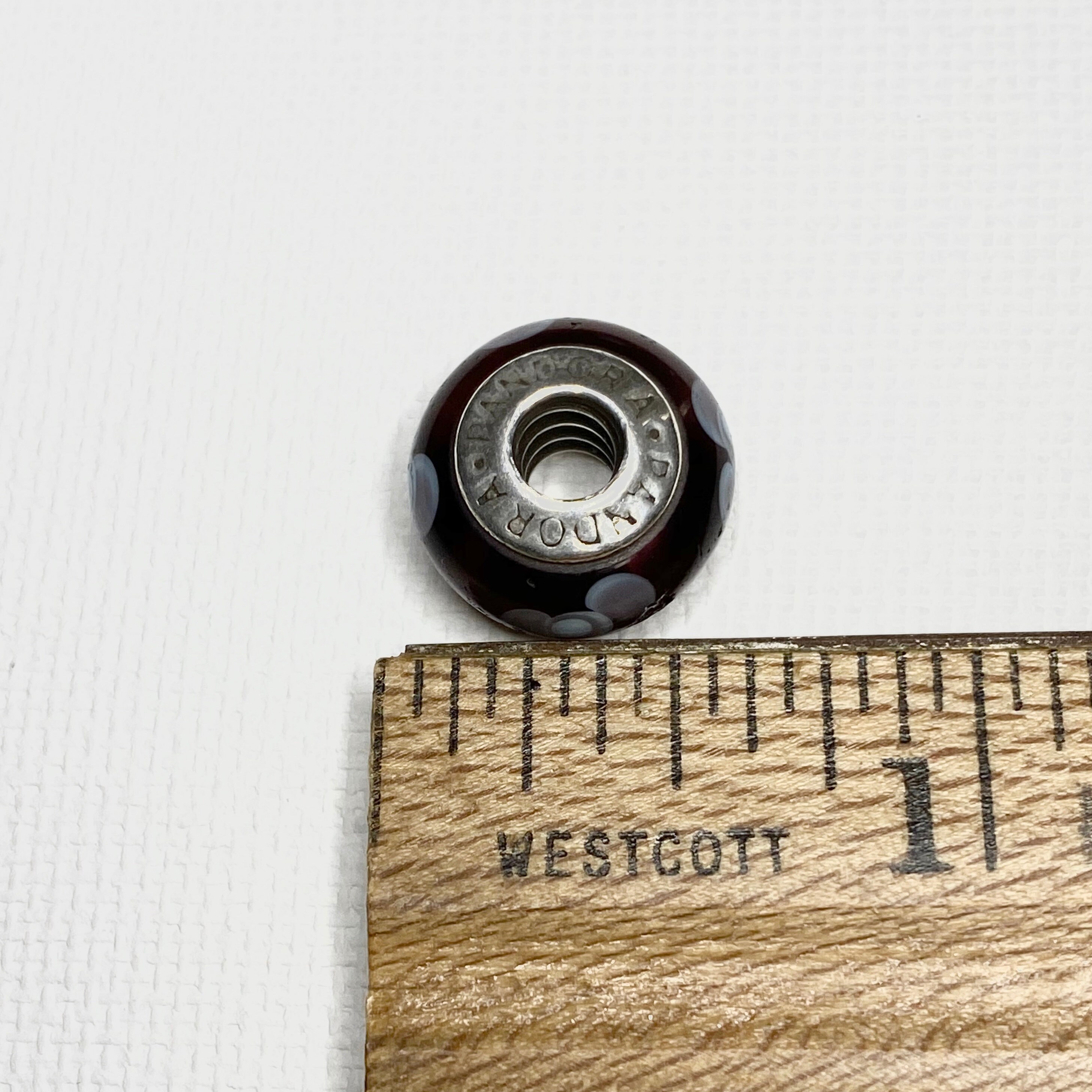 Authentic Pandora Charm Blue Flower Bead Sterling Silver - Etsy