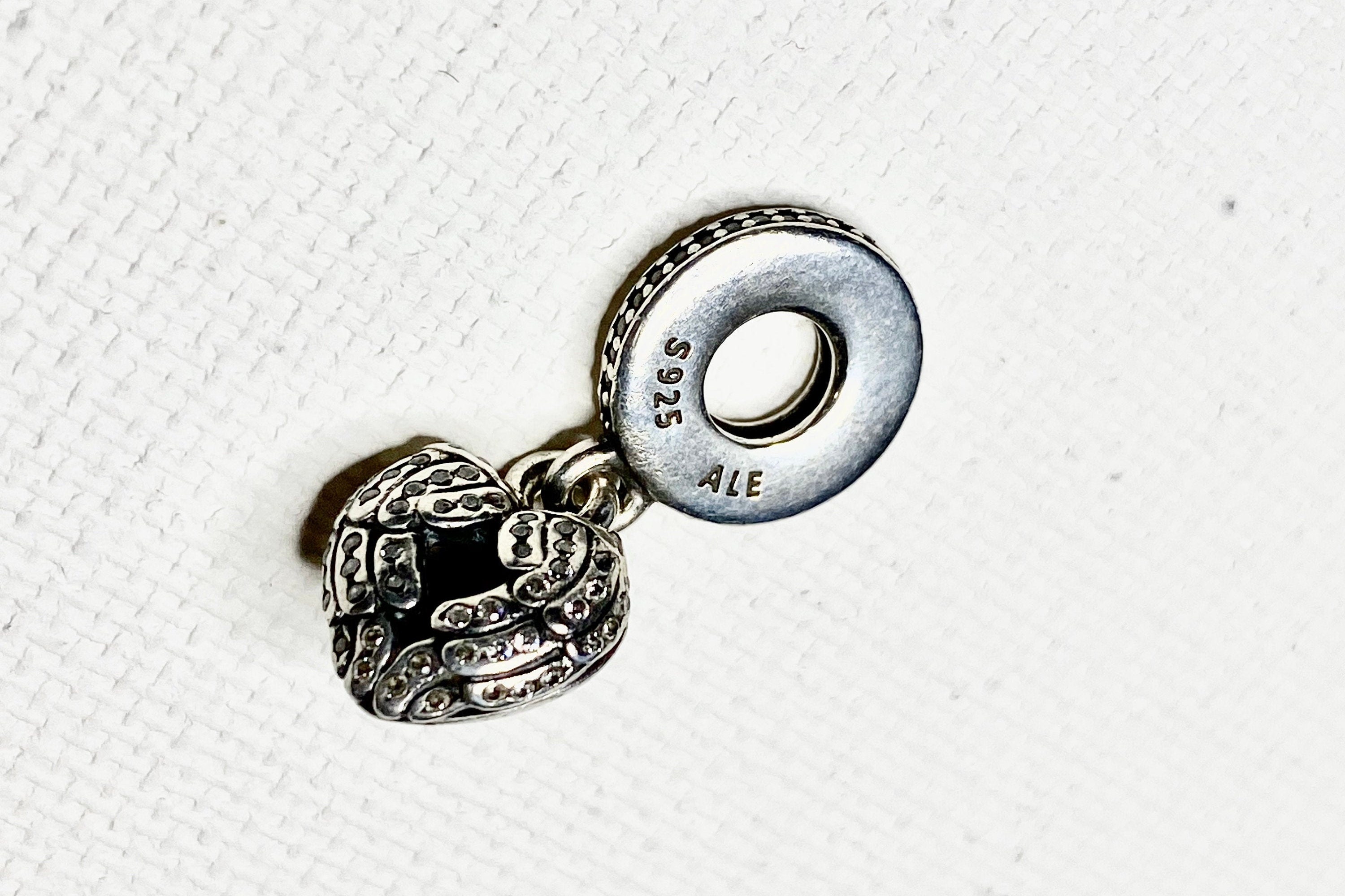 Authentic Pandora Heart Locket Rhinestone Keepsake Vintage - Etsy