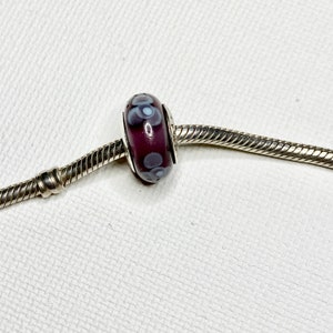 Authentic Pandora Charm Blue Flower Bead Sterling Silver - Etsy