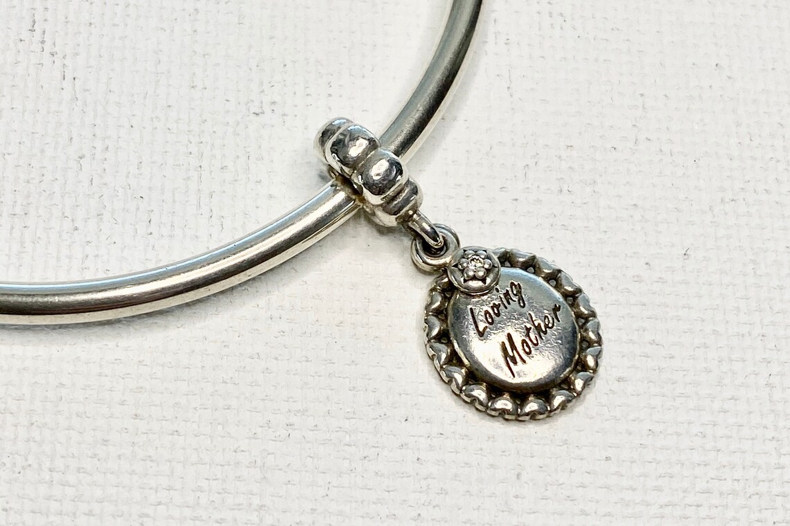 Authentic Pandora Mother Charm Sterling Silver Clear - Etsy