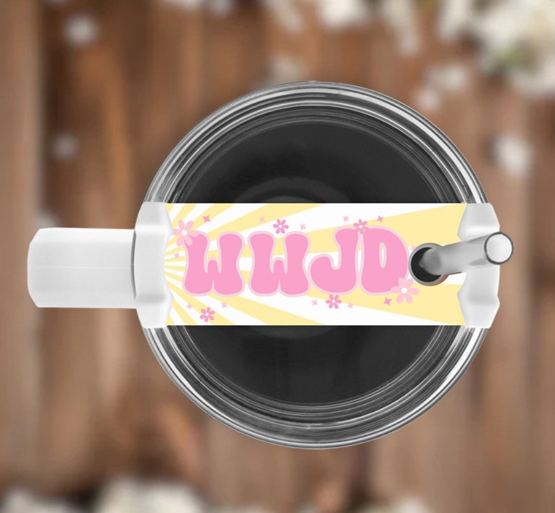 WWJD Stanley Topper, 40oz 30oz Stanley Name Plate, Christian Stanley ...