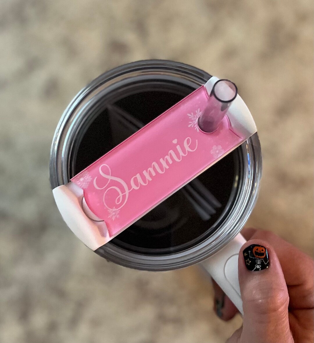 40oz 30oz Stanley Name Plate, Pink Name Plate, Christmas Name Plate - Etsy