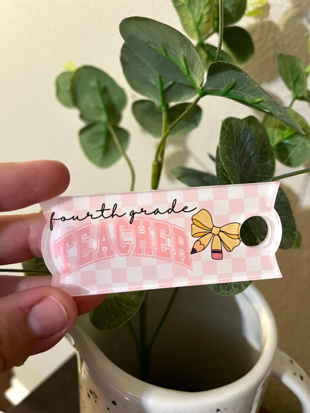 Teacher Stanley Plate, 40oz 30oz Stanley Name Plate, Teacher Stanley ...