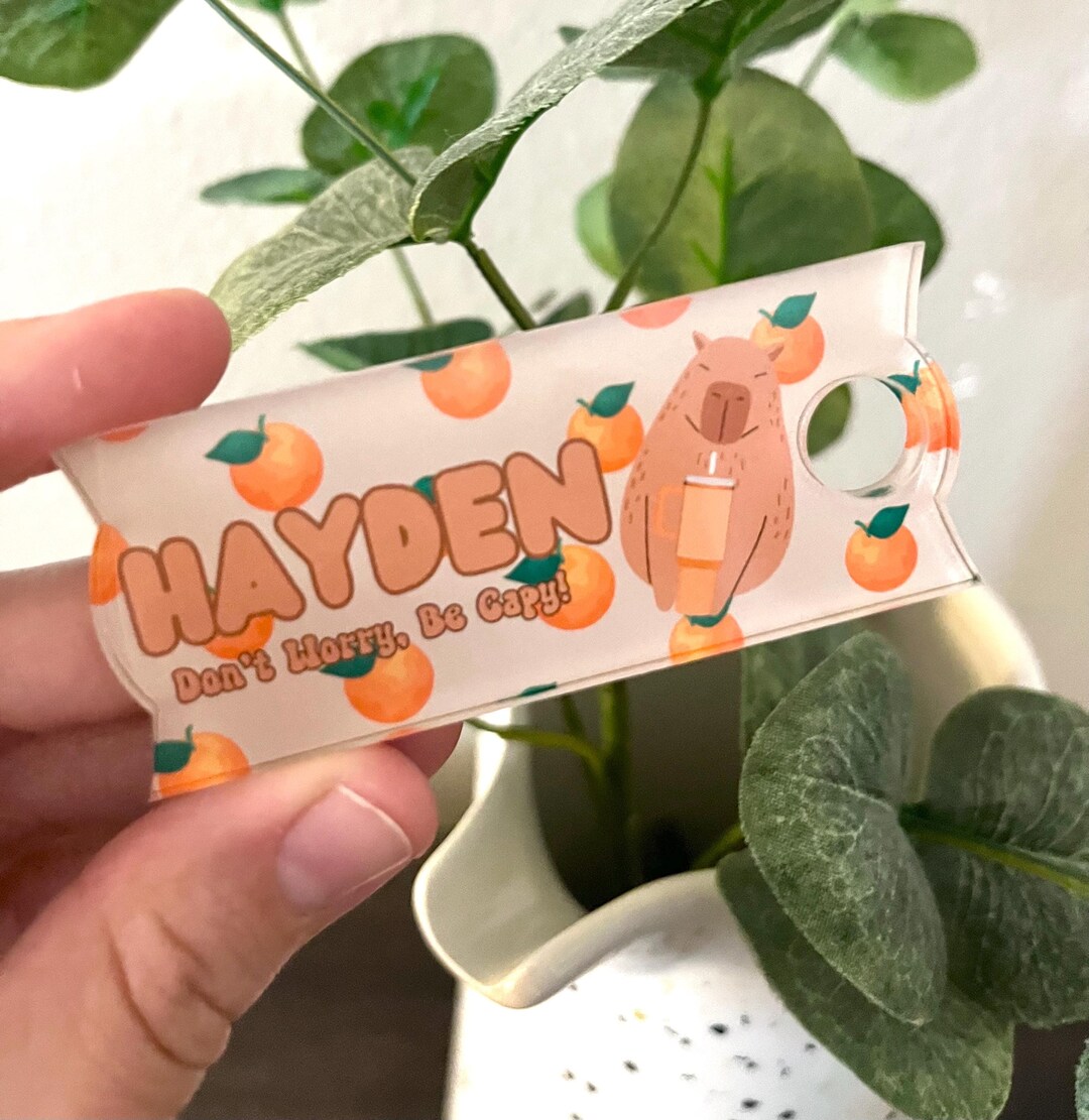 Capybara Stanley Plate, 40oz 30oz Stanley Name Plate, Capybara Stanley ...