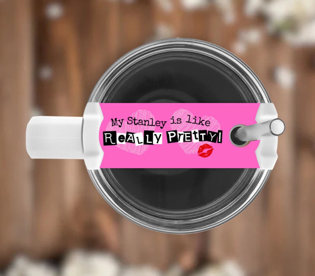 40oz 30oz Stanley Name Plate, Mean Girls Stanley Plate, You're Like ...