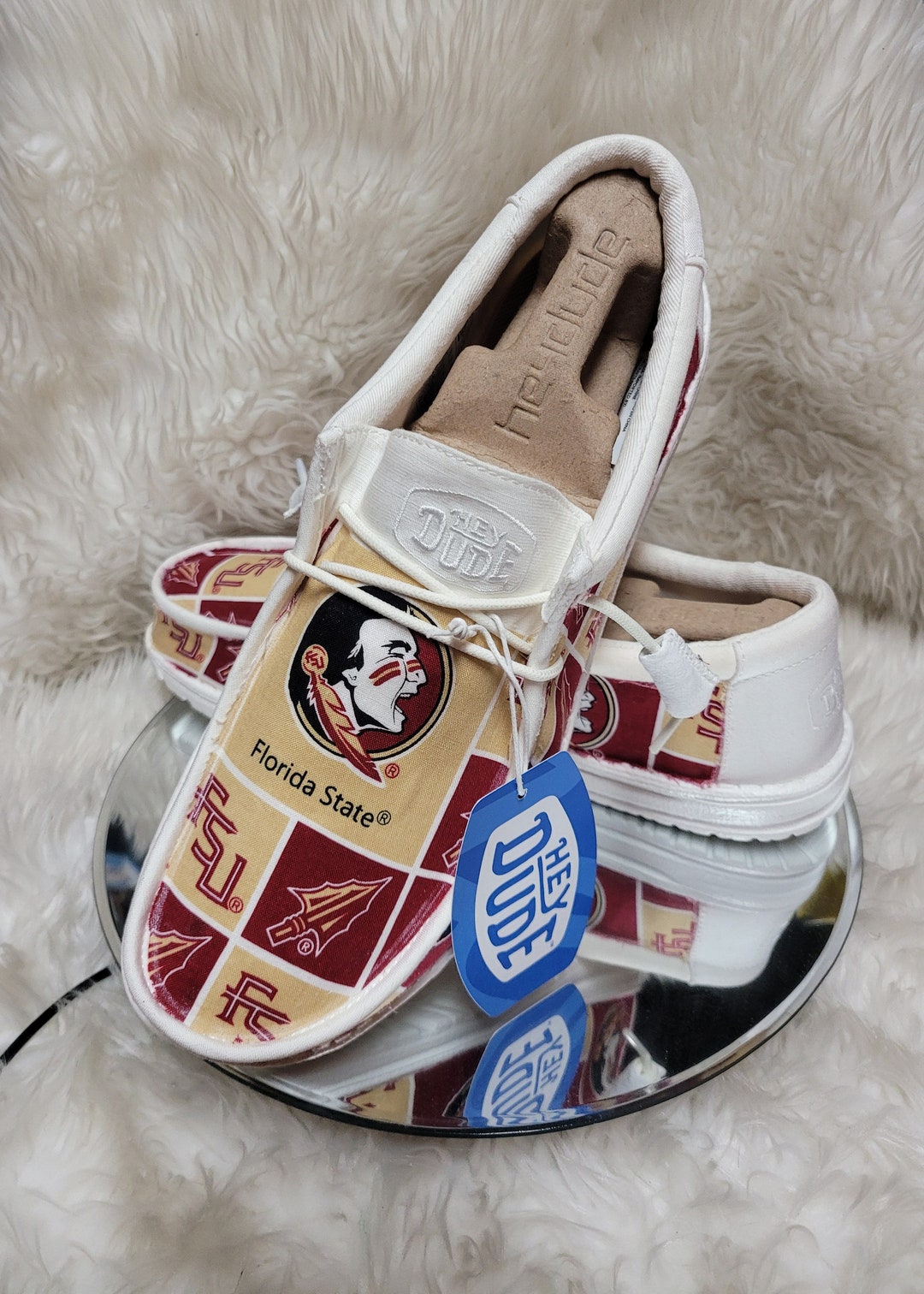 Custom Florida State Seminole Hey Dudes - Etsy