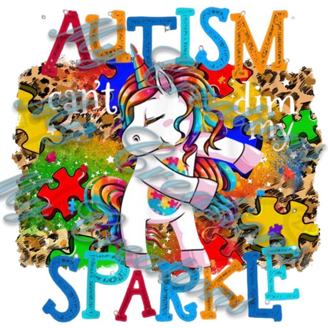 Autism, Autism Awareness, Autism Can't Dim My Sparkle - Etsy